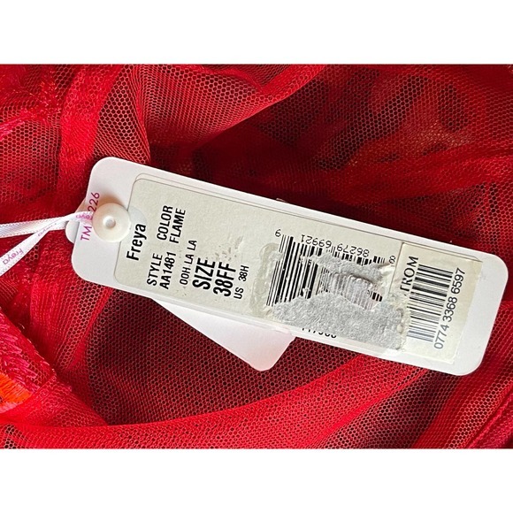 Freya | Intimates & Sleepwear | Freya New Red Flame Womens Size 38ff ...